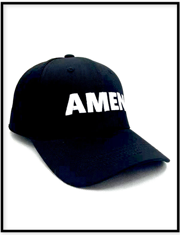 AMEN 刺繡棒球帽 AMEN embroidered baseball cap – crossforgod